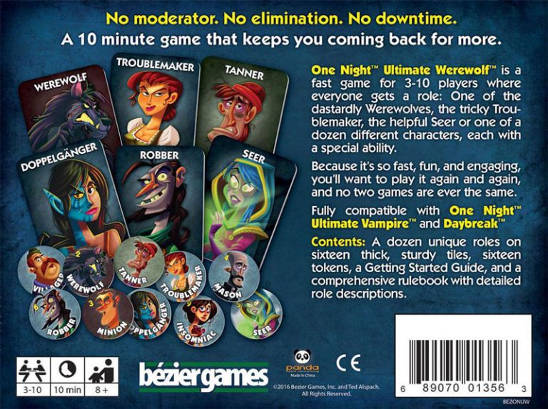 One Night: Ultimate Werewolf - Arctic Board Games